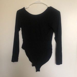 ASOS | Tops | Nwot Asos Black Backless Bodysuit | Poshmark
